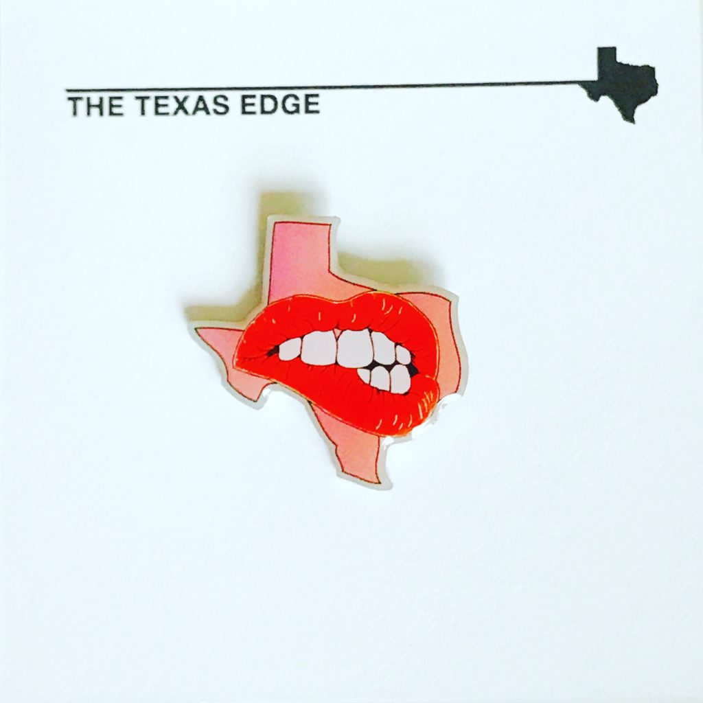 Texas Lip Bite Pin - The Texas Edge